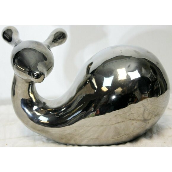 Unbranded | Holiday | Silver Color Metal Deer Doe Relax Sculpture ...